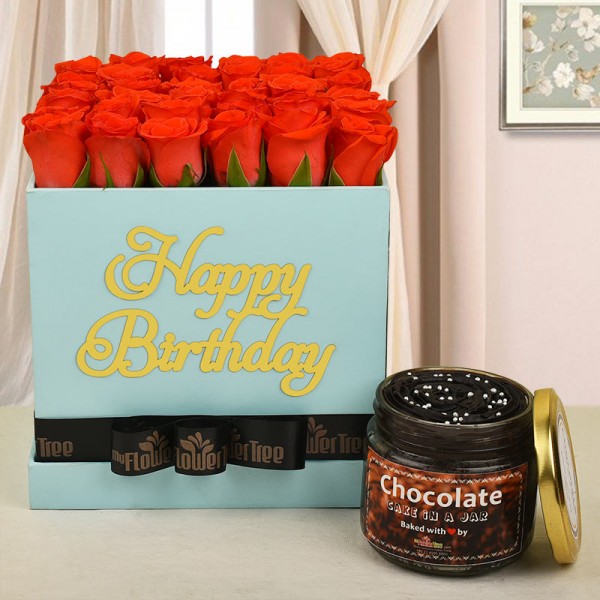 Orange Craze Birthday Combo- MyFlowerTree