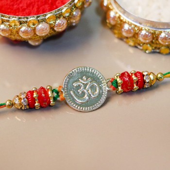 Send Pure Silver Rakhi Online | Silver Rakhi Bracelet Online Shopping ...