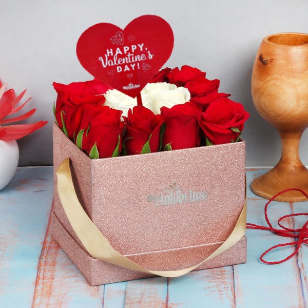 Luxury Valentines Rose Box- MyFlowerTree