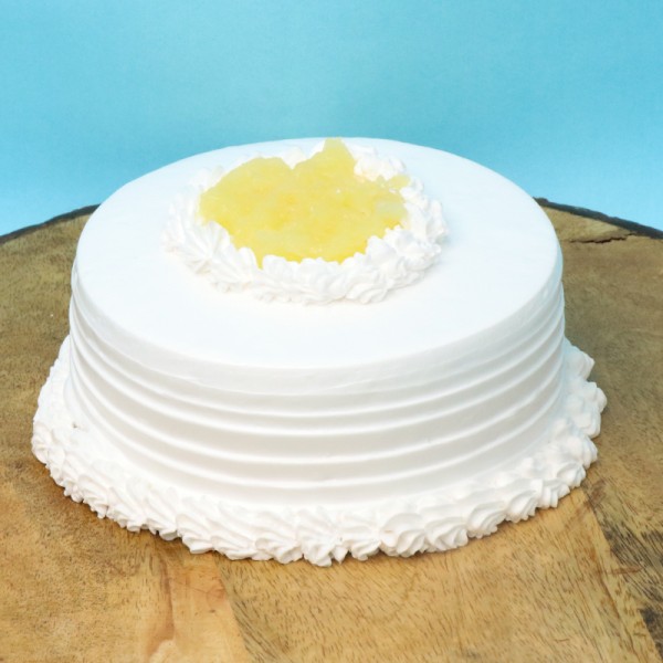 Luscious Pineapple Eggless Cake- MyFlowerTree