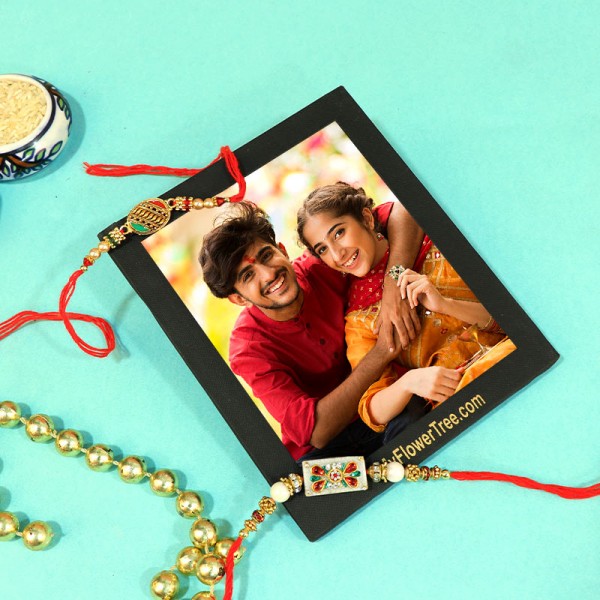 Rakhi Set N Photo Frame- MyFlowerTree